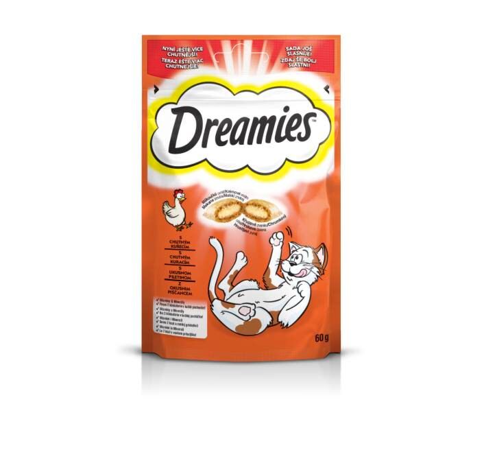 Dreamies Poslastica za mačke piletina 60 g