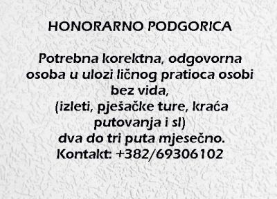 HONORARNO PODGORICA