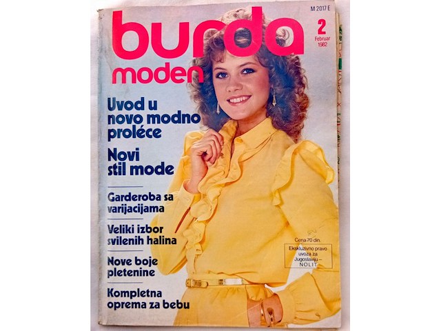 BURDA, Februar 1982. godina. ✰
