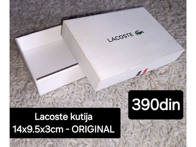 Lacoste kutija bela - ORIGINAL