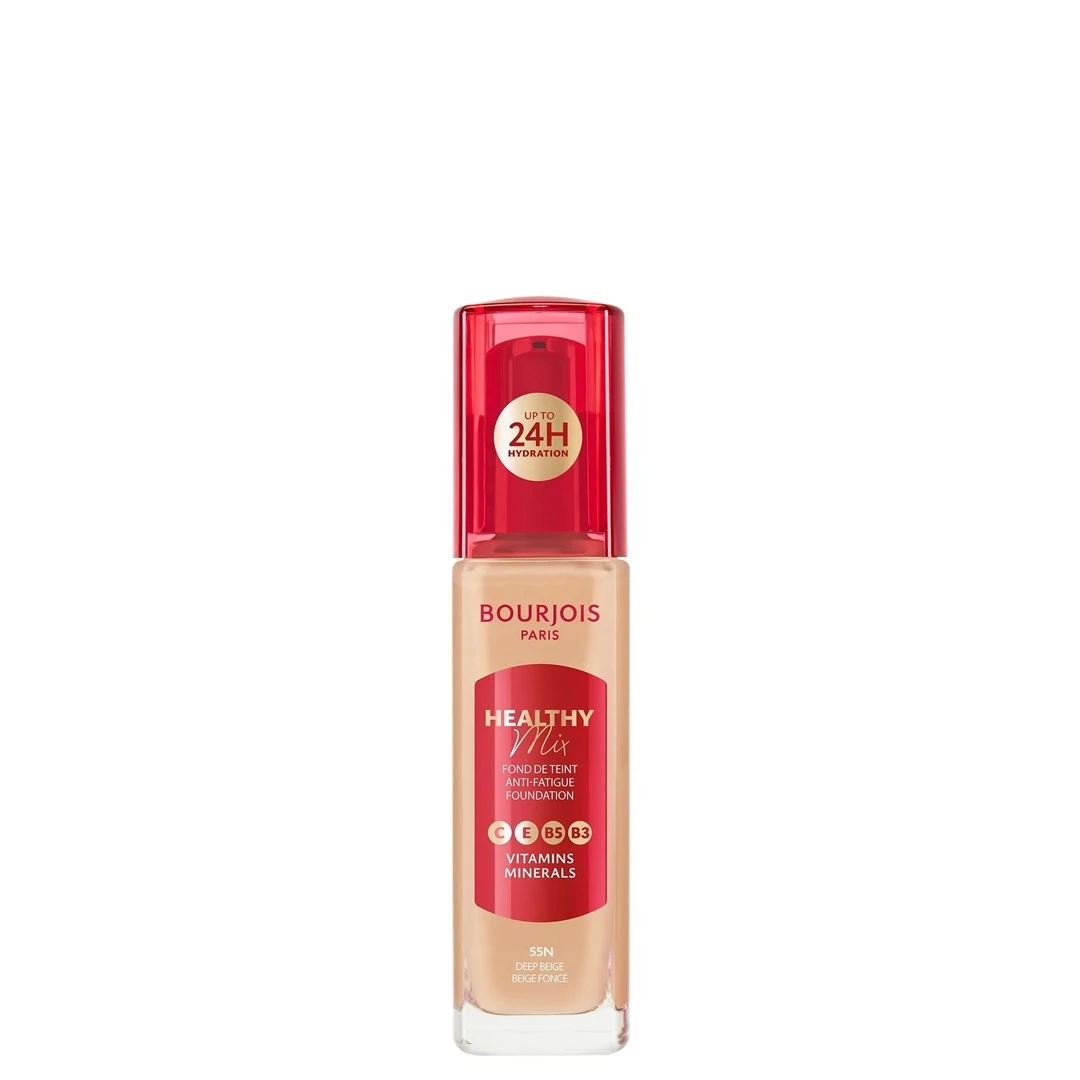BOURJOIS TEČNI PUDER HEALTHY MIX ANTI-FATIGUE 30ML 55N DEEP BEIGE