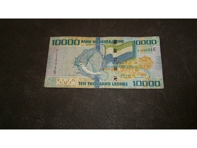 SIERRA LEONE 10.000 LEONES 2010