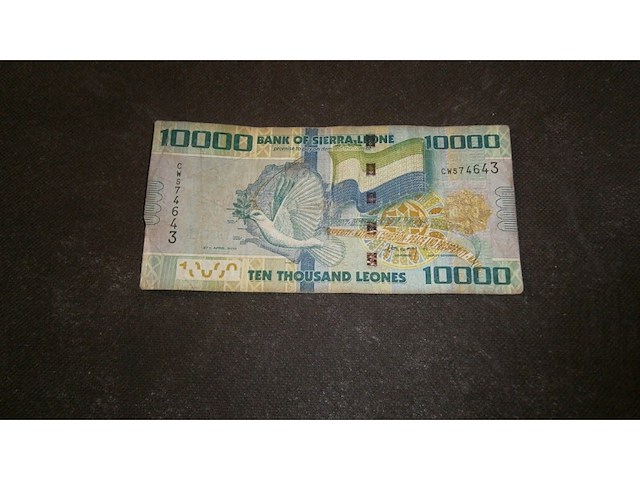 SIERRA LEONE 10.000 LEONES 2010 ( 8 )
