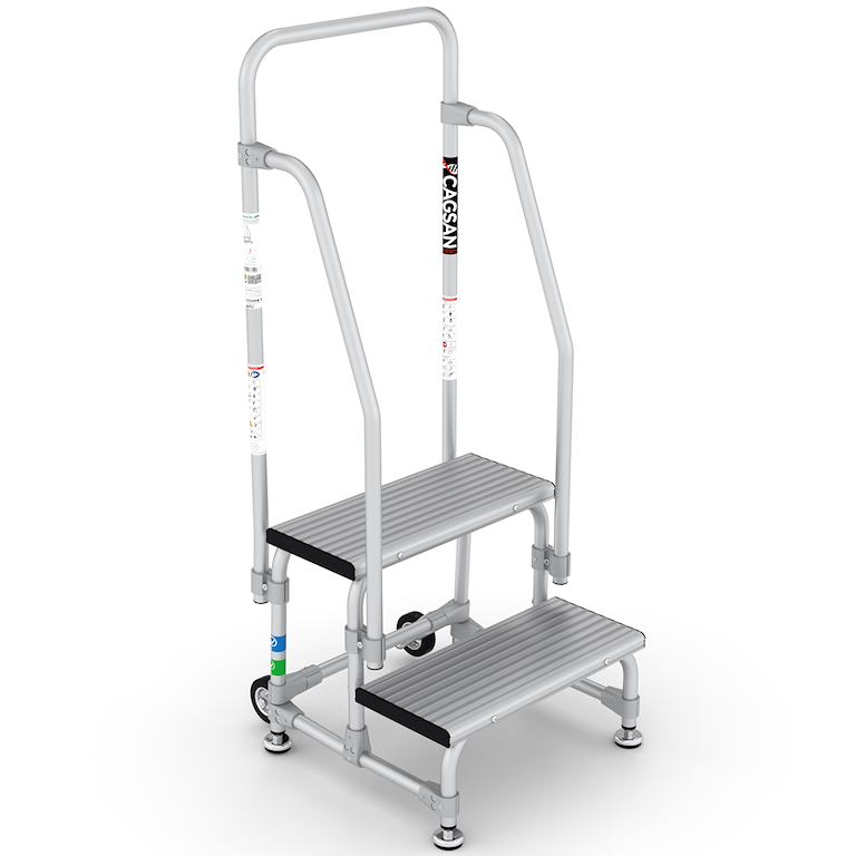 Montažna alu platforma 2stepenika, radna visina 2.5m RD0015CK-2