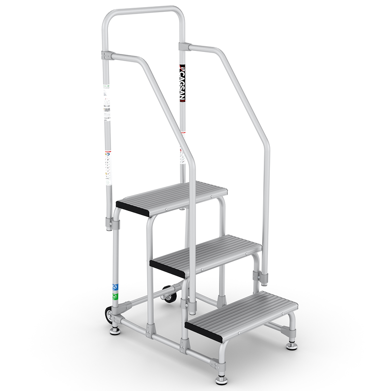 Montažna alu platforma 3stepenika, radna visina 2.7m RD0015CK-3