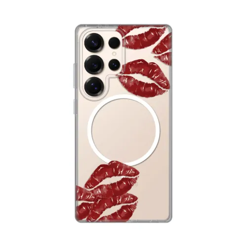 Futrola - maska print Magsafe za Samsung S928B Galaxy S24 Ultra Kisses