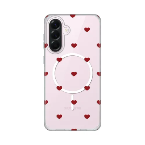 Futrola - maska print Magsafe za Samsung A566 Galaxy A56 Red Hearts