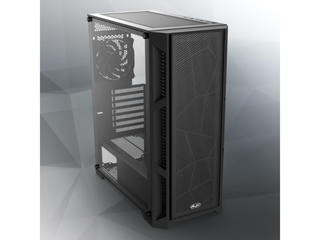 Kucište RAIJINTEK ARCADIA III Midi Tower/ATX/M-ATX/MINI-ITX/bez napajanja/kaljeno staklo/crnaID: EK000836274
