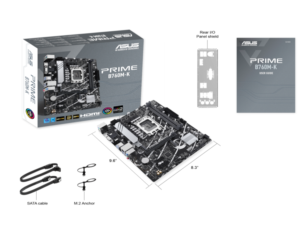 Matična ploča ASUS PRIME B760M-K/LGA1700ID: EK000836298