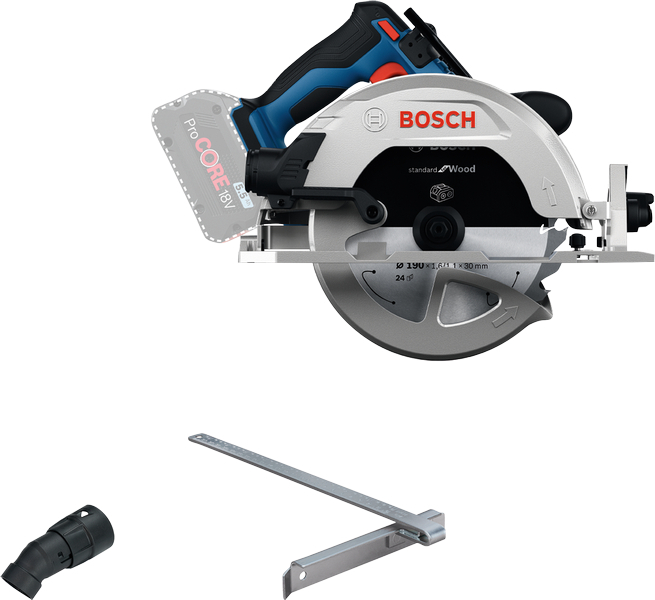BOSCH Professional aku kružna pila GKS 18V-68-2, 1500W, 184x190mm, SAMO ALAT, karton 06016D0000ID: EK000835390