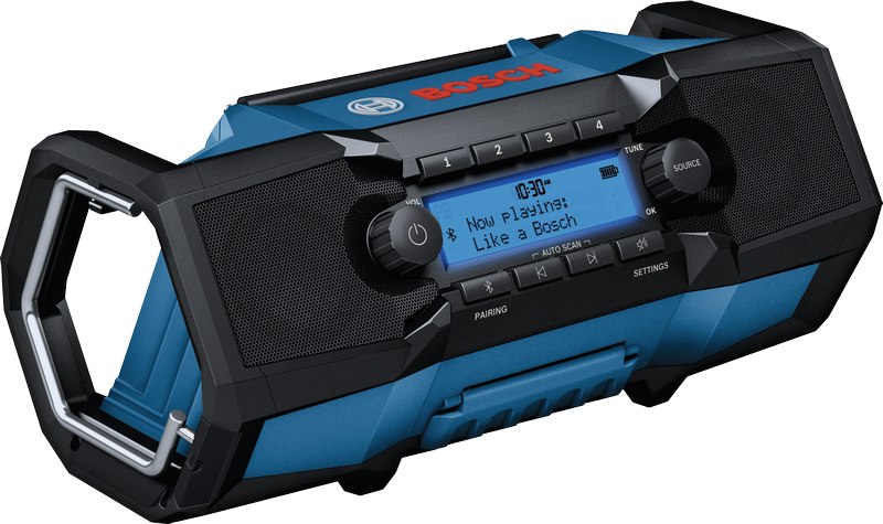 BOSCH Professional aku radio GPB 18V-3 SC, 87,5 - 108 MHz, SAMO ALAT, karton 06014A3300ID: EK000835329