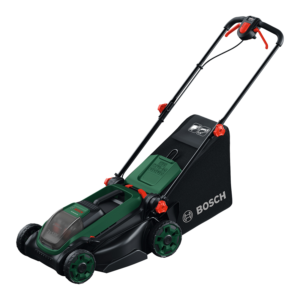 BOSCH akumulatorska kosilica ROTAK18V2-38, 2x18 V, širina rezanja 38 cm, košara za travu 40 L 06008B9M01ID: EK000835362