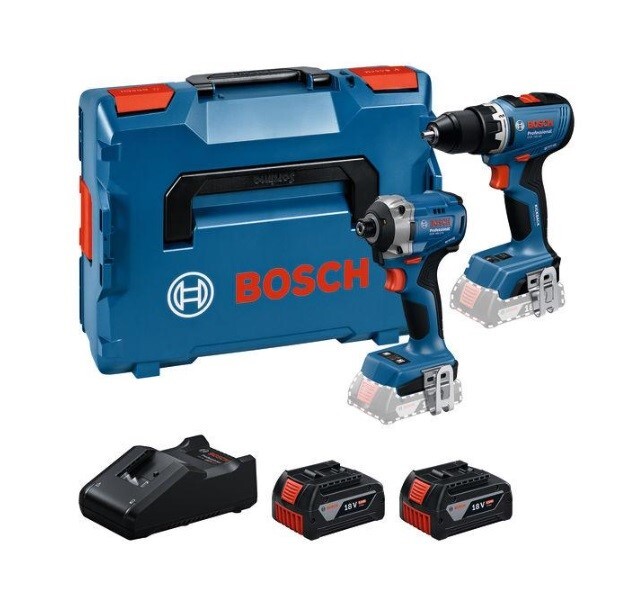 BOSCH Professional set 18V (2 alata) - GSR + GDR + 2x GBA 5,0 Ah + GAL 18V-40 0615A50090ID: EK000835371
