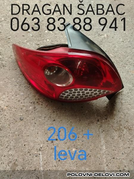 Peugeot 206 Stop Svetlo Svetla I Signalizacija