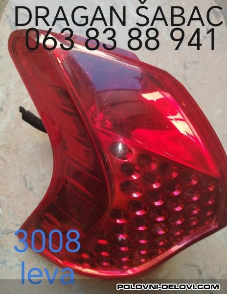 Peugeot 3008 Stop Svetlo Svetla I Signalizacija