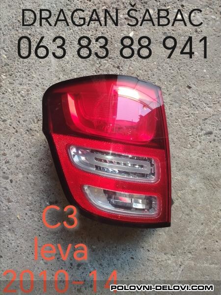 Citroen C3 Stop Svetlo Svetla I Signalizacija