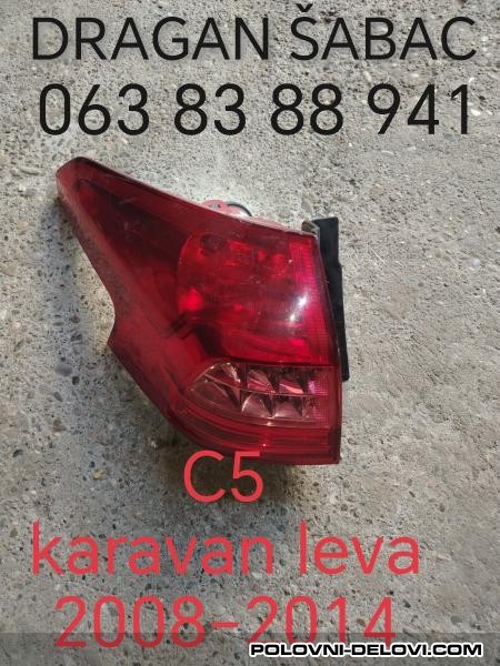 Citroen C5 Stop Svetlo Svetla I Signalizacija
