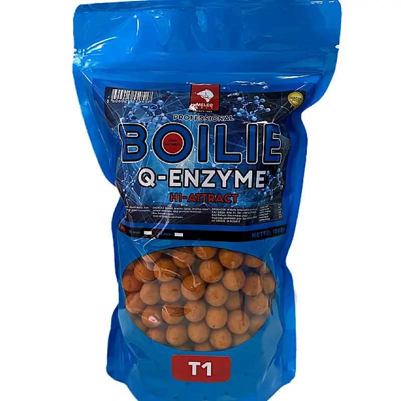 Meleg Q Enzyme Boilie 1kg T1