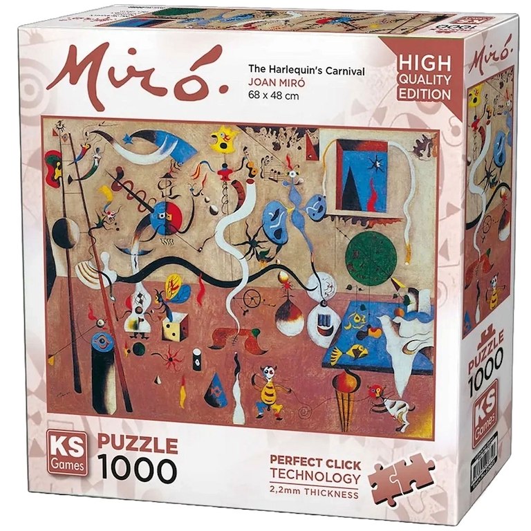 KS Puzzle 1000 pcs Museum Joan Miro Carnival of Harlequin 20661