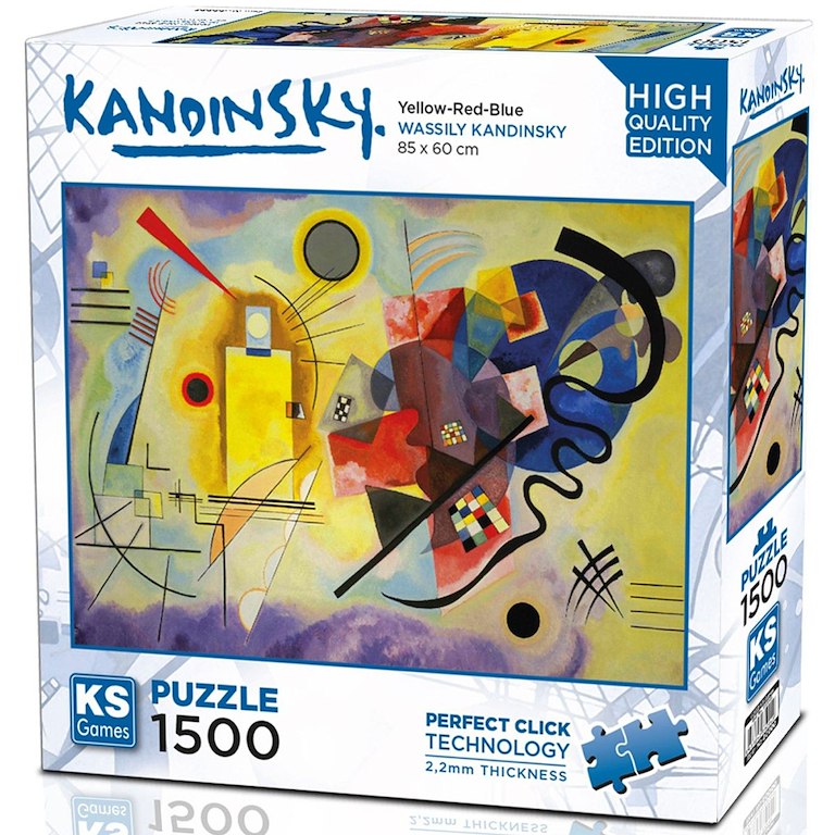 KS Puzzle 1500 pcs Museum Wassily Kandinsky Yellow Red Blue 22033