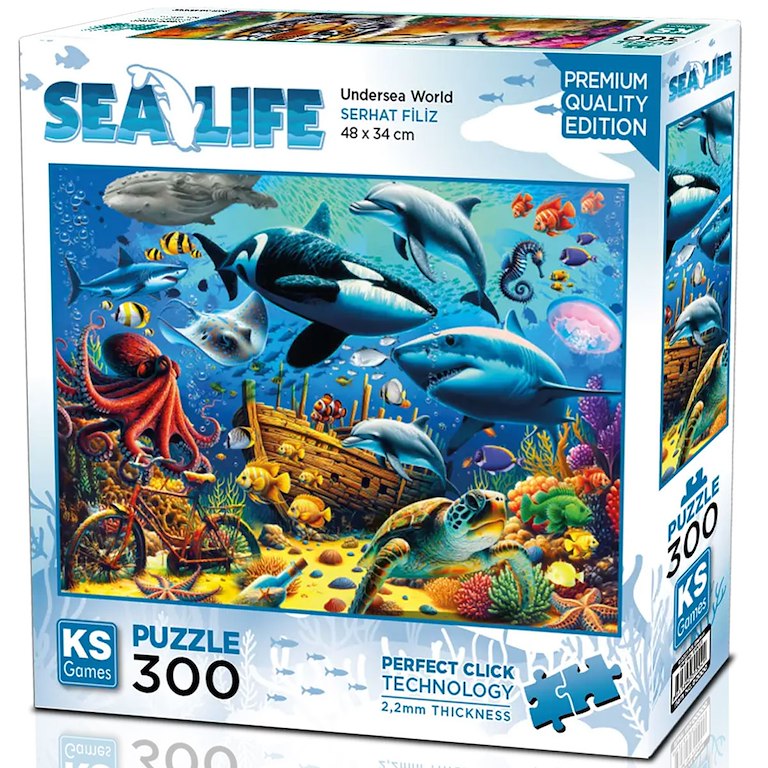 KS Puzzle 300 pcs Sea Life Under Sea World 19255