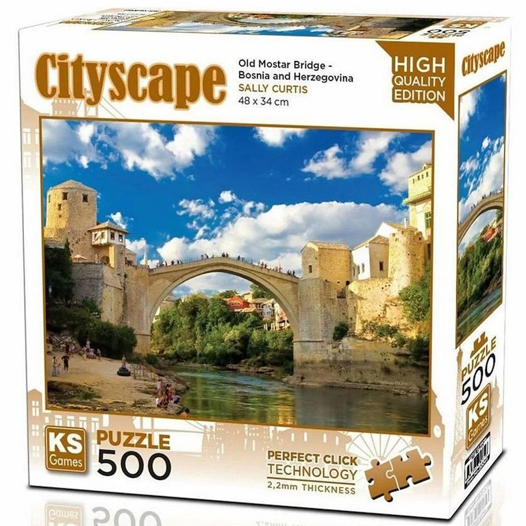 KS Puzzle 500 pcs Cityscape Old Mostar Bridge 20061