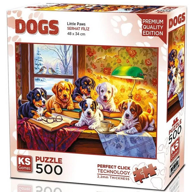 KS Puzzle 500 pcs Dogs Little Paws 20091