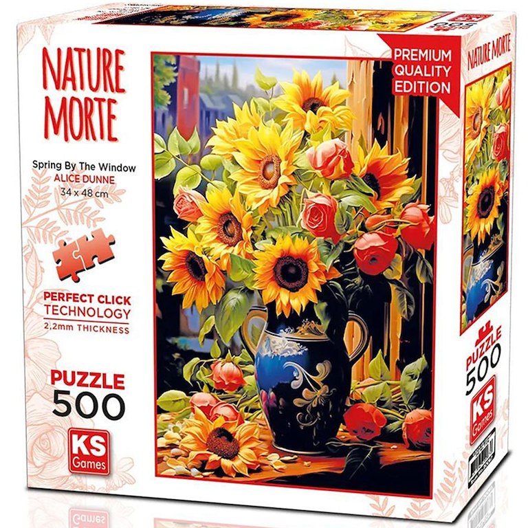 KS Puzzle 500 pcs Nature Morte Spring by the Window 20087