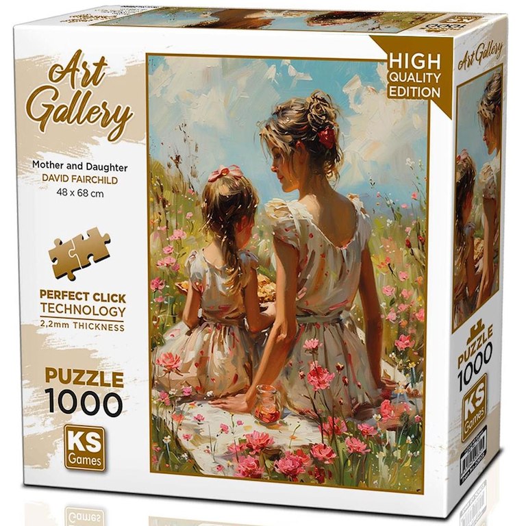 KS Puzzle 1000 pcs Art Gallery David Fairchild Mother And Doughter 20802