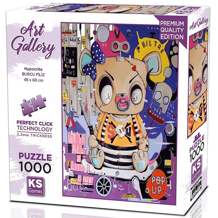 KS Puzzle 1000 pcs Art Gallery Hypocrite 20858