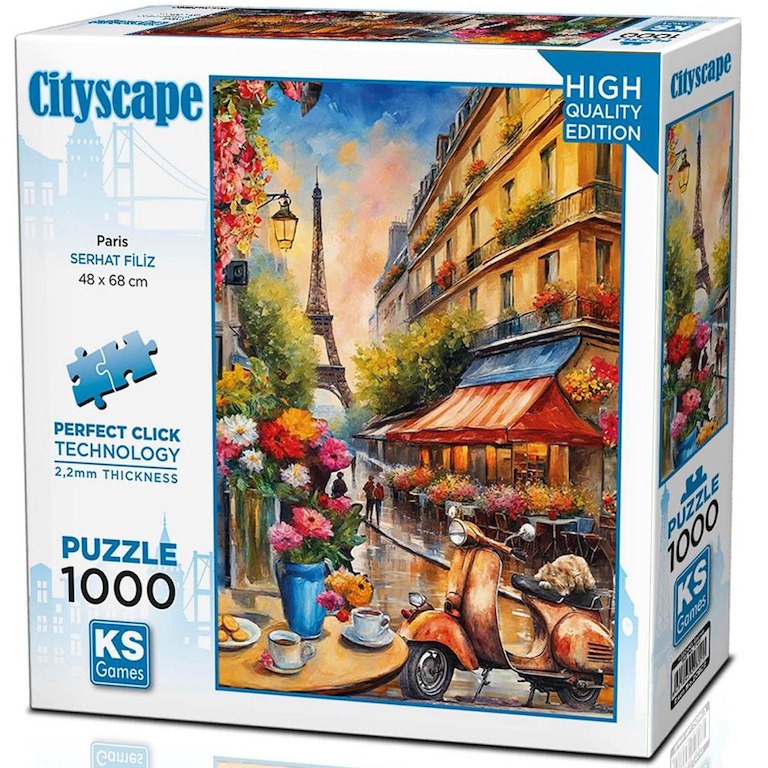 KS Puzzle 1000 pcs Cityscape Paris 20807