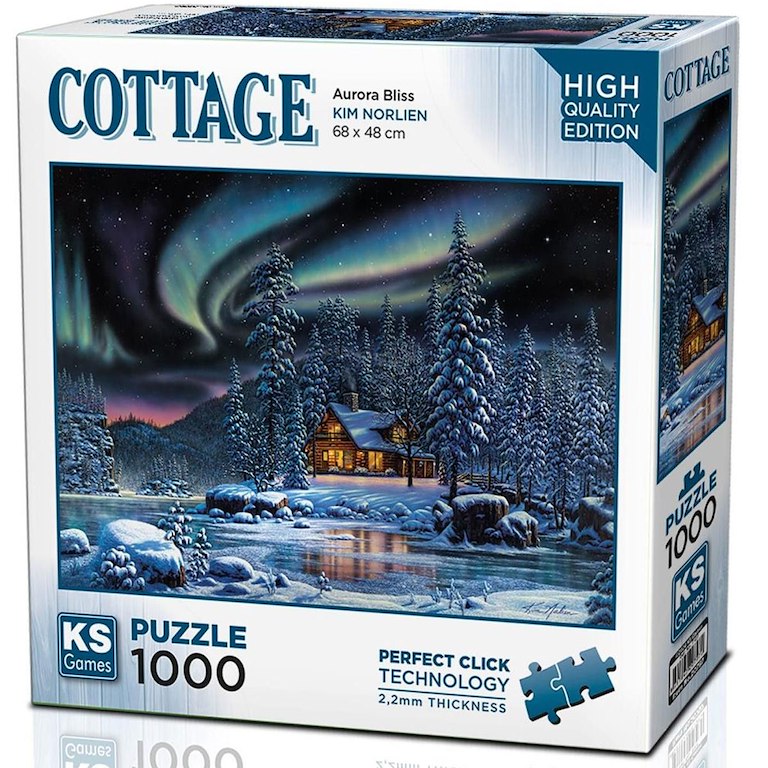 KS Puzzle 1000 pcs Cottage Aurora Bliss 20797