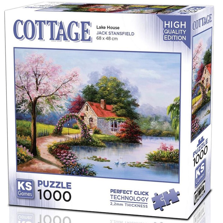KS Puzzle 1000 pcs Cottage Lake House 20782