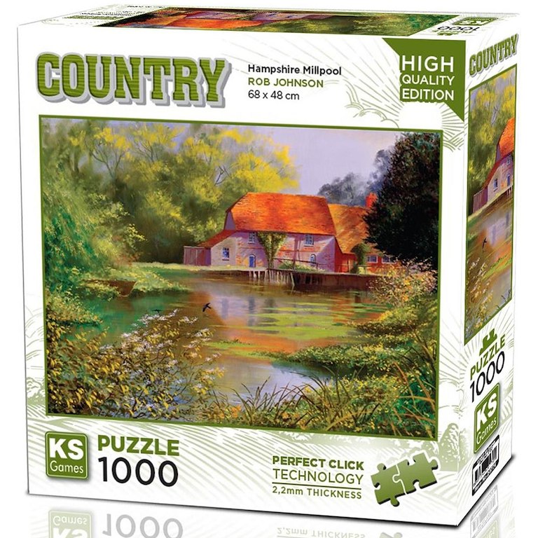 KS Puzzle 1000 pcs Country Hampshire Millpool 20776
