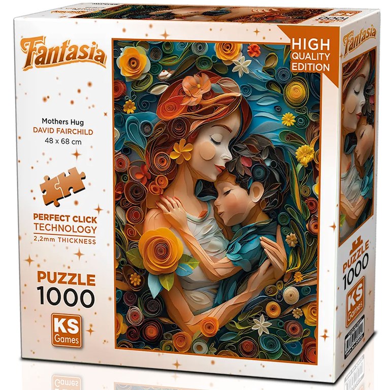 KS Puzzle 1000 pcs Fantasia David Fairchild Mothers Hug 20803
