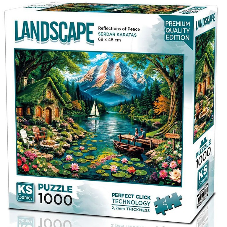 KS Puzzle 1000 pcs Landscape Reflections of Peace 20856