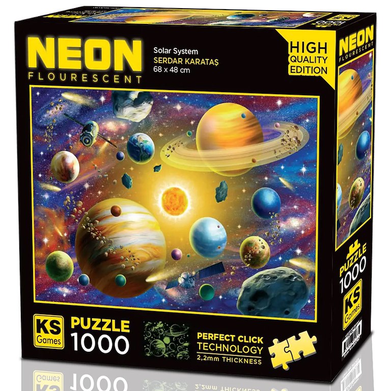 KS Puzzle 1000 pcs Neon Solar System 20767
