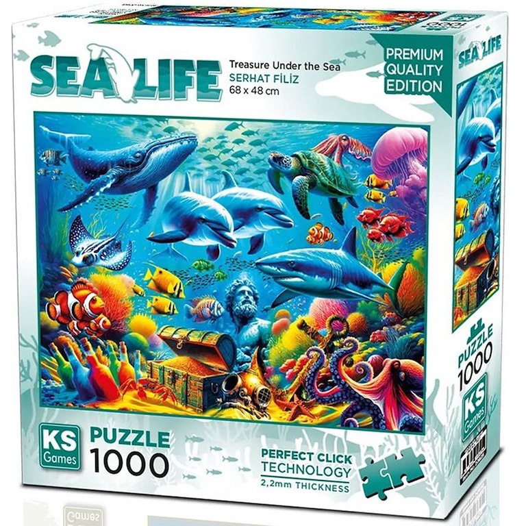 KS Puzzle 1000 pcs Sea Life Treasure Under The Sea 20825