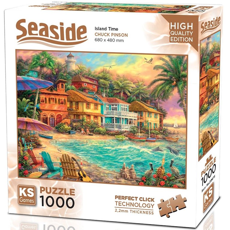 KS Puzzle 1000 pcs Seaside Island Time 20673