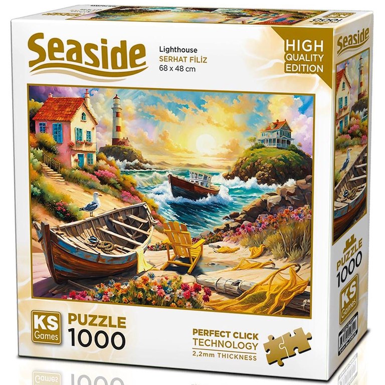 KS Puzzle 1000 pcs Seaside Lighthouse 20805