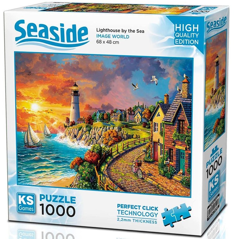 KS Puzzle 1000 pcs Seaside Lighthouse by the Sea 20758