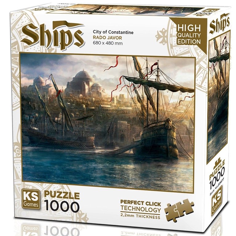 KS Puzzle 1000 pcs Ships Once Upon a Time in İstanbul 20677
