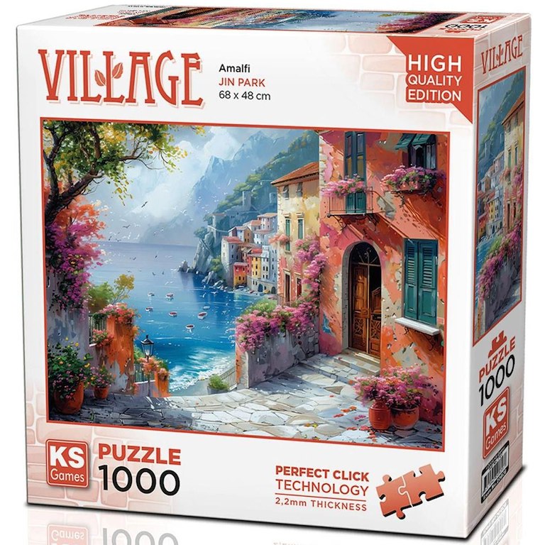 KS Puzzle 1000 pcs Village Amalfi 20808