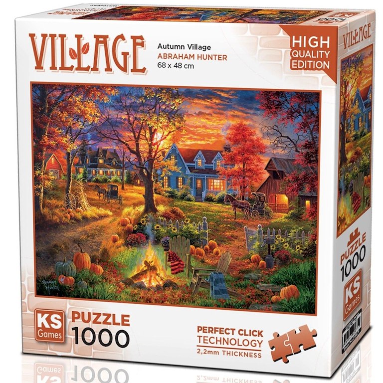 KS Puzzle 1000 pcs Village Autumn Village 20671