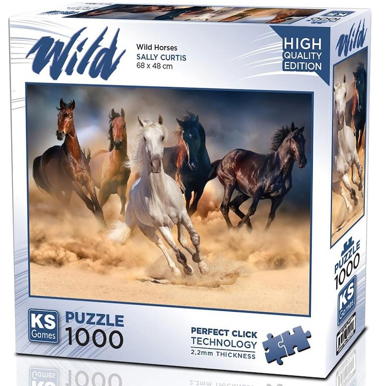 KS Puzzle 1000 pcs Wild Horses 20769