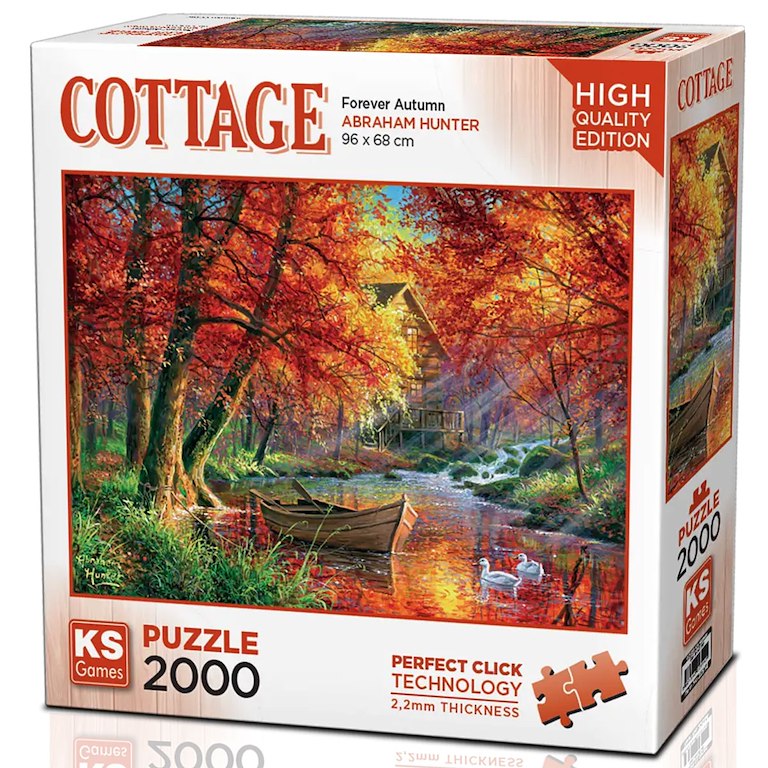 KS Puzzle 2000 pcs Cottage Forever Autumn 22514