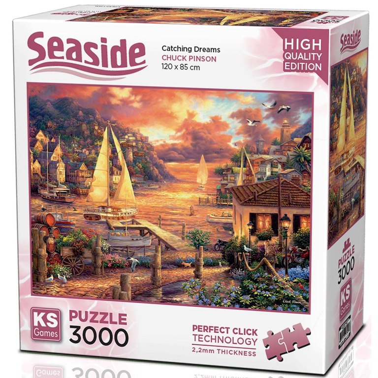 KS Puzzle 3000 pcs Seaside Catching Dreams 23012