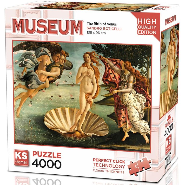 KS Puzzle 4000 pcs Museum Sandro Botticelli The Birth Of Venus 23507