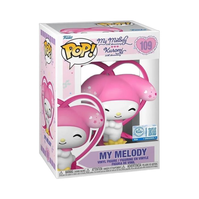 Figura Funko POP! Sanrio - Hello Kitty (50th Anniversary) & Kuromi (20th Anniversary) - My Melody (with Ribbon)