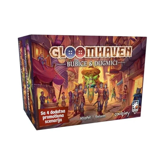 Društvena igra Gloomhaven - Bubice i Dugmići